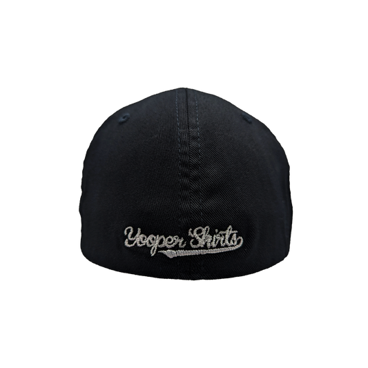 Hat - "906" Black FlexFit Structured Cap